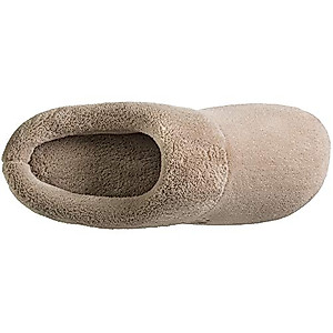 isotoner womens Classic slippers, Taupe, 7.5-8 US