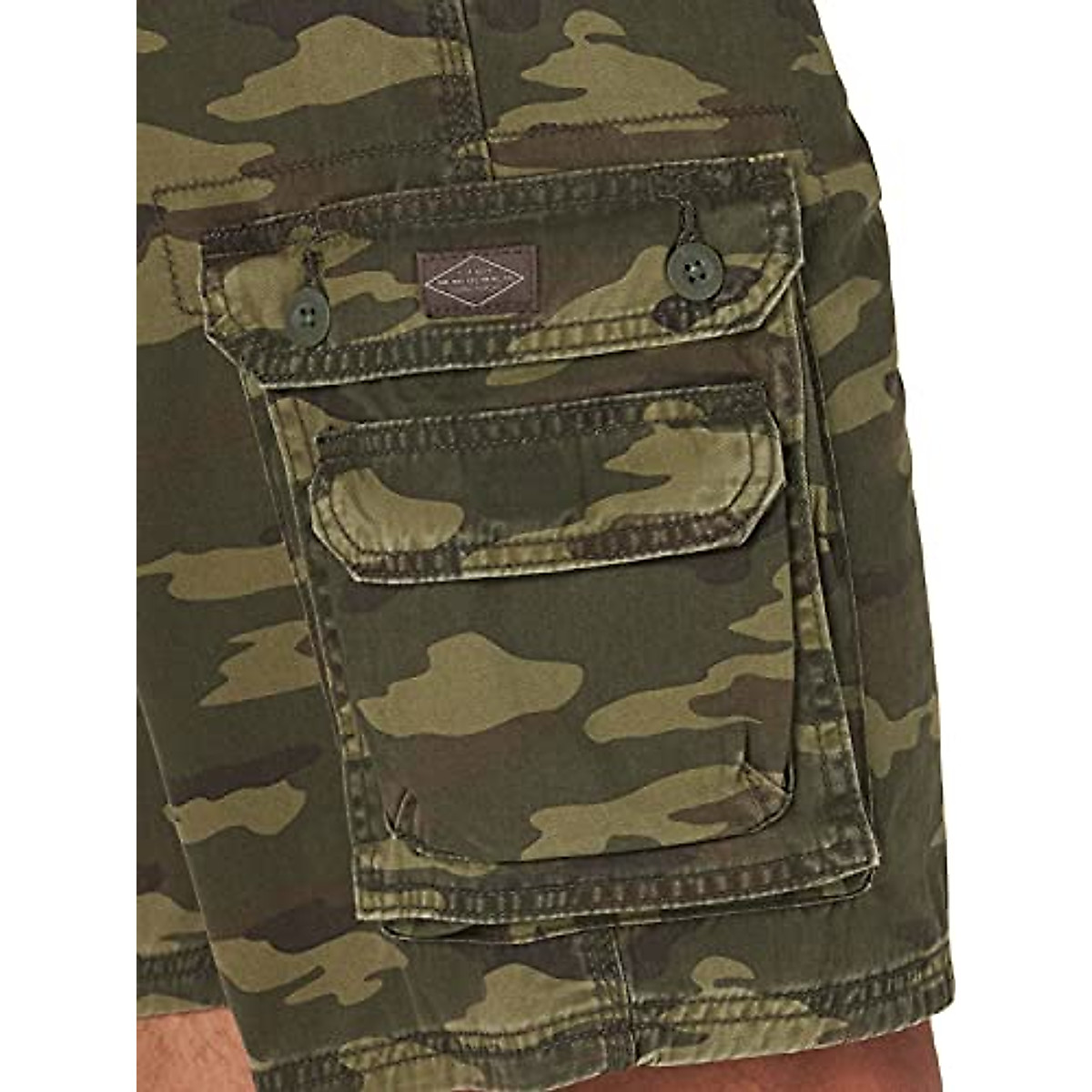 Lee mens Dungarees New Belted Wyoming Cargo Shorts, Combat Camo, 38 US
