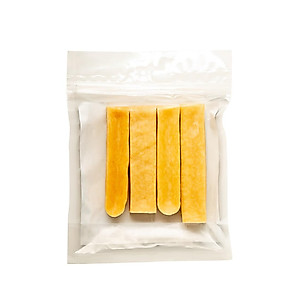 Himalayan Dog Chew Size S, 4 Pieces, 100% Natural, Long Lasting, Gluten Free, Healthy & Safe Dog Treats, Lactose & Grain Free, Protein Rich, Dogs up to 11 Lbs, Dental Treat