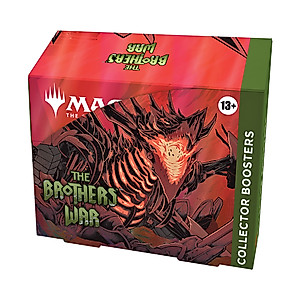 Magic The Gathering The Brothers War Collector Booster Box | 12 Packs (180 Magic Cards)