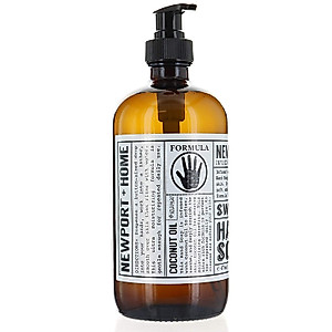 2 Bottles, Newport + Home Hand Soap, Sweet Orange 16 oz/473ml Infused w/Coconut Oil & Essential Oil by Home and Body Co