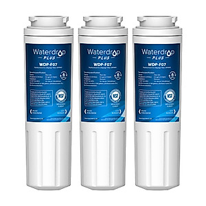 Waterdrop Plus UKF8001 NSF 401, 53 Certified Refrigerator Water Filter, 𝐑𝐞𝐝𝐮𝐜𝐞 𝐏𝐅𝐀𝐒, Replacement for Whirlpool® Everydrop® Filter 4, EDR4RXD1, Maytag UKF8001AXX, 3 Filters (Package May Vary)