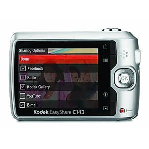 Easyshare C143 12 MP Digital Camera with 3xOptical Zoom and 2.7-Inch LCD (Silver)