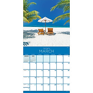 TF PUBLISHING 2024 Tropical Escapes Wall Calendar | Large Grids for Appointments and Scheduling | Vertical Monthly Wall Calendar 2024 | Home and Office Organization | Premium Gloss Paper | 12"x12”