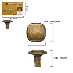 Amerdeco 10 Pack Antique Brass Cabinet Pulls Hole Centers Kitchen Cabinet Handles Hardware Kitchen Handles for Cabinets Cupboard Handles Drawer Pulls ZH0032