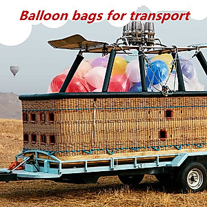 2 PcsThickened Plastic Balloon Bags Clear Giant Storage Bags Include 1 Pcs 98 x 59 Inch, 1 Pcs 59 x 47 Inch Balloon Bags for Transport Storage Birthday Celebration Eve Party Supplies