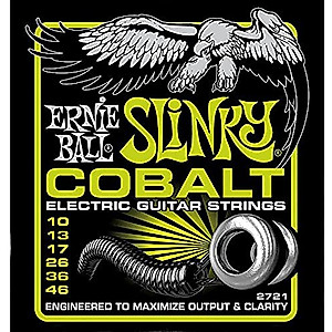 Ernie Ball Regular Slinky Cobalt Electric Guitar Strings - 10-46 Gauge