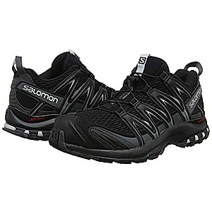 Salomon Men's XA PRO 3D Trail Running Shoes, Black/Magnet/Quiet Shade, 10