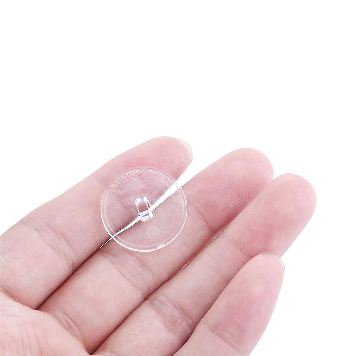 10/30/50Pcs 2cm/0.78inch Round Self Adhesive Ceiling Hooks Transparent Small Disc Hanging Hooks Sticky Ceiling Hooks for Kitchen Bathroom Ceiling(10Pcs)