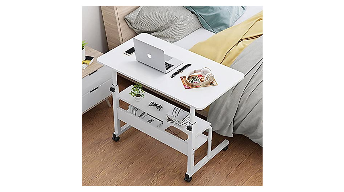 NC Mobile Desk with 3-Layer Storage - Mobile & Stylish Office Solution