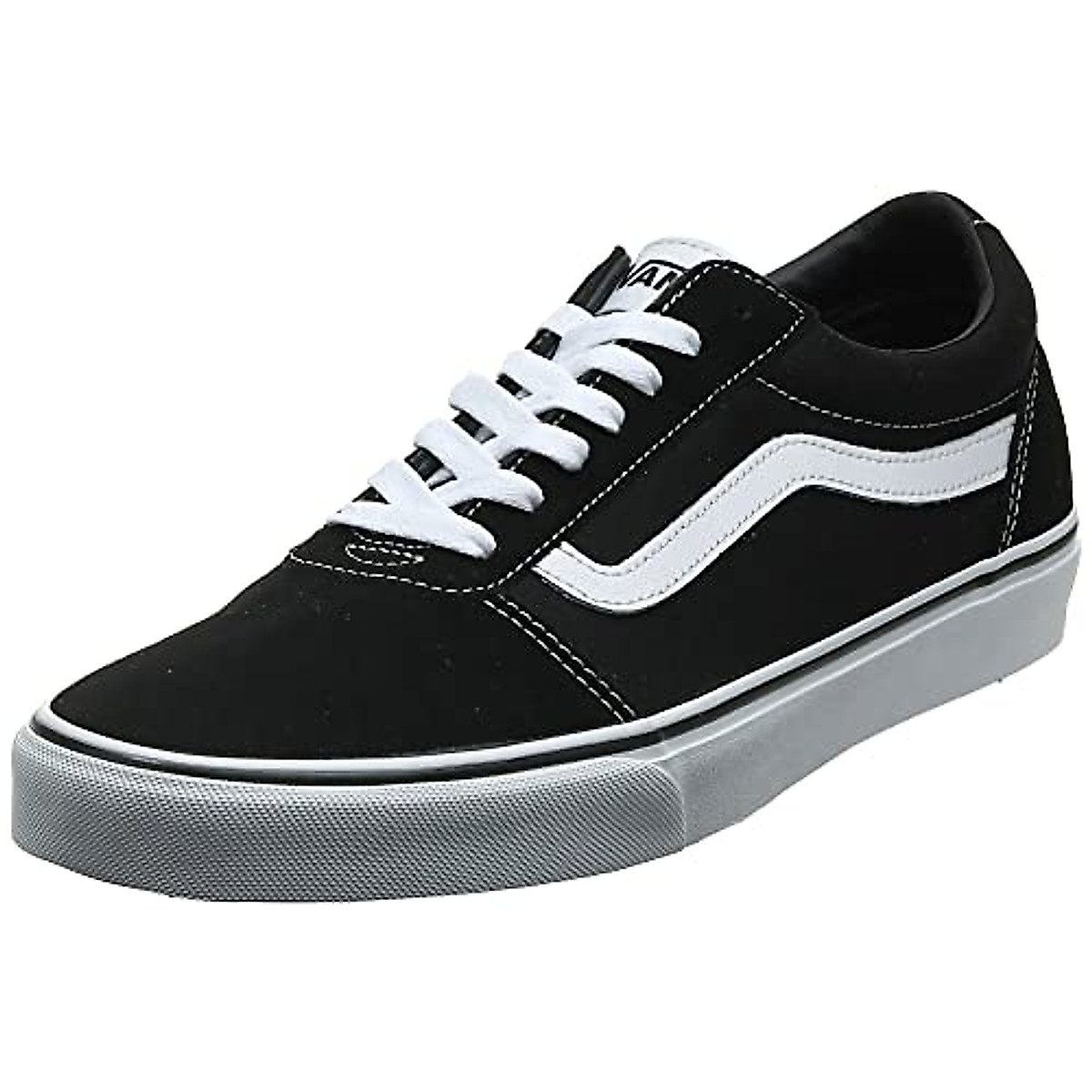 Vans Women’'s Ward Low-Top Sneakers, (Suede/Canvas) Black/White Iju, 5 UK 5 UK