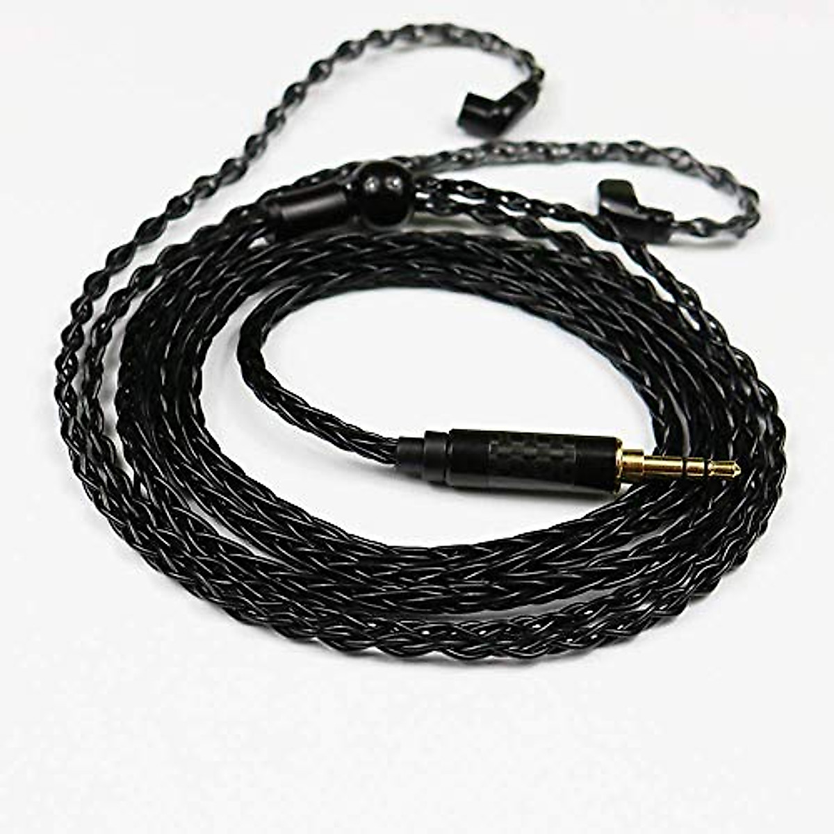 Senlee 8 Core Upgrade Silver Plated Copper Earphone Cable, Replacement IEM Cable Improved 2Pin 3.5MM Plug for KZ ZSN Pro ZS10 Pro AS16 TRN BA5 ST1(for KZ ZSN ZSX ZS10 Pro, 3.5MM Plug)