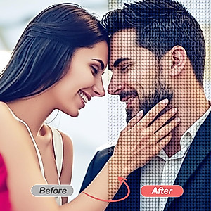 DIY 5D Diamond Painting by Number Kits,Full Drill Crystal Rhinestone Embroidery Pictures Arts Craft for Home Wall Decoration Deer 11.8×15.7Inches