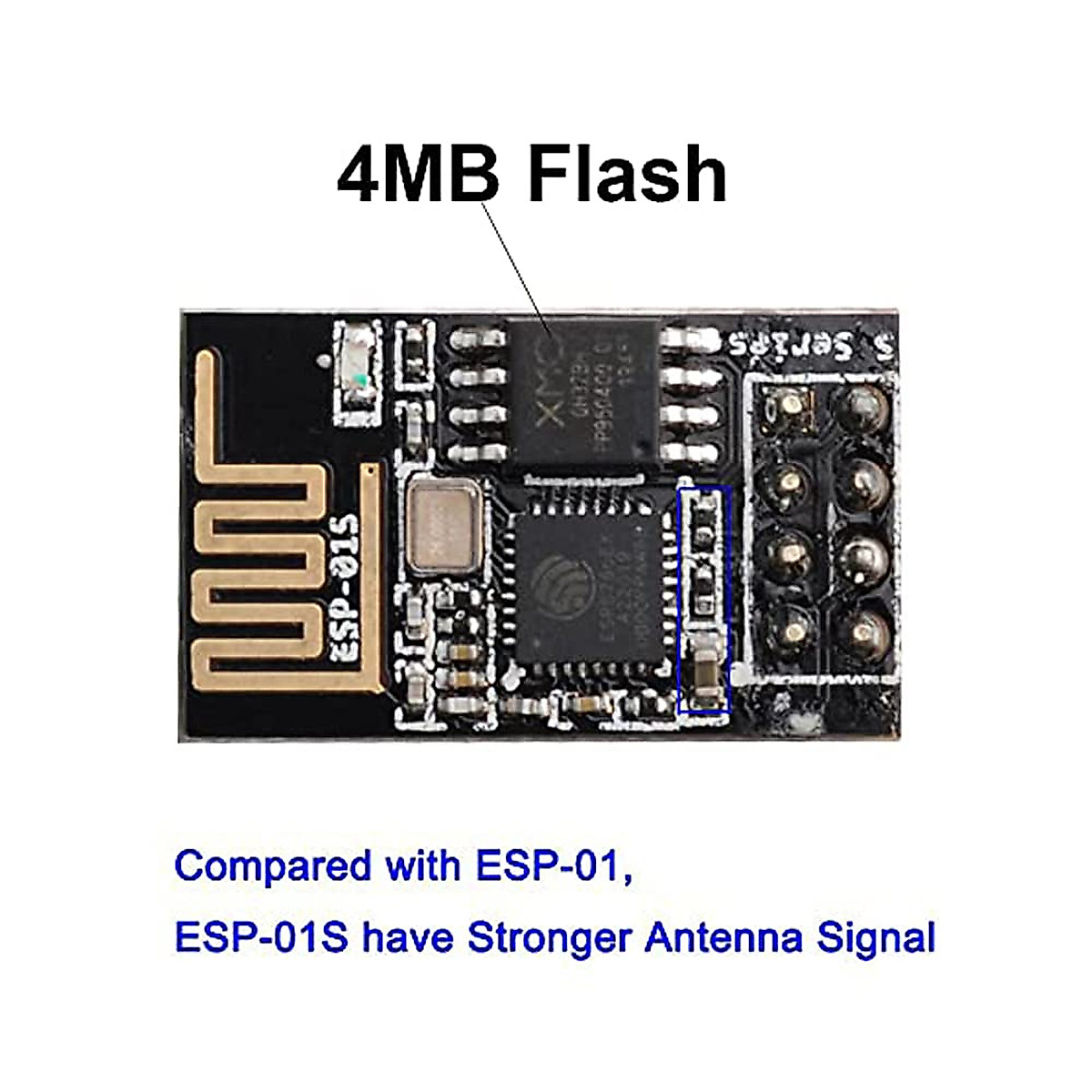 Wishiot ESP Prog V1.0 USB to ESP8266 CH340C ESP-01 ESP-01S 4MB Module Prog WiFi Programmer Downloader with Reset Auto-Download Circuit