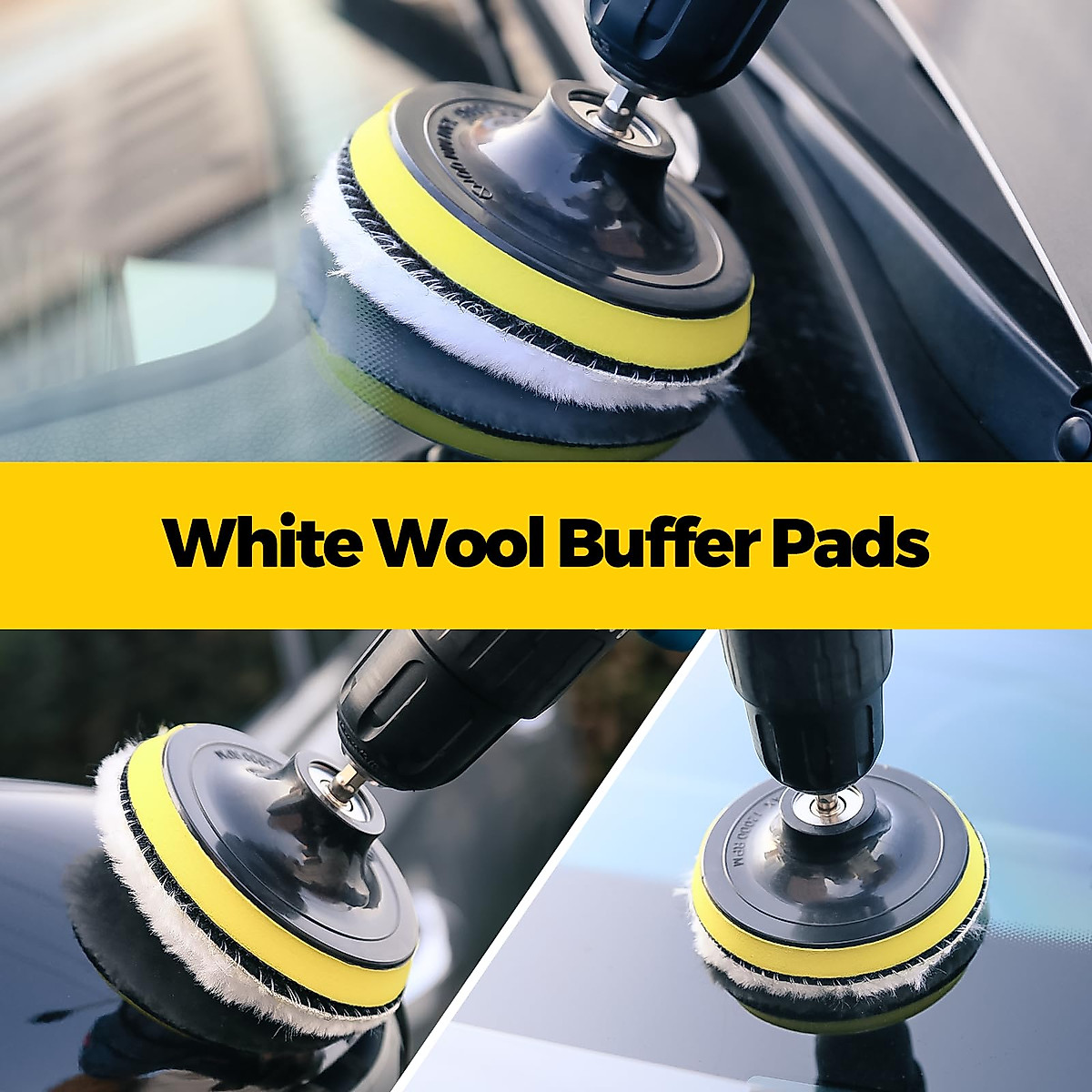 Holikme 30 Piece Drill Brush Attachments Set,Scrub Pads & Sponge, Power Scrubber Brush with Extend Long Attachment All Purpose Clean for Grout, Tiles, Sinks, Bathtub, Bathroom, Kitchen