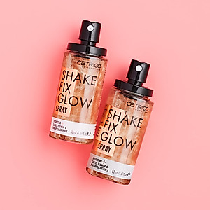 Catrice | Shake Fix Glow Spray | Sets Makeup and Hydrates Skin | Made With Cactus Blossom and Pineapple Extract | Oil Free, Paraben Free, Gluten Free | Vegan & Cruelty Free