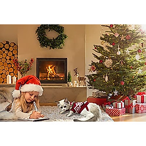 CooShou 2Pcs Christmas Dog Sweater Costume Cat Knitwear Dog Xmas Clothes Blue Christmas Red Sweaters with Diamond Plaid Pattern for Kitten Cat Puppy Dog XS