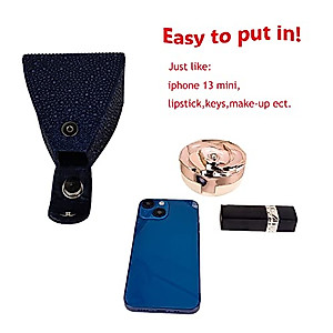 Women Rhinestone Unique Evening Bag Triangle Handbag Wristlet Clutch Purse Wrist Bag