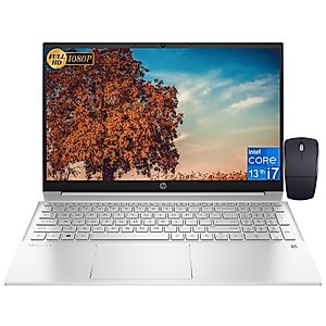 HP 2023 Newest Pavilion Laptop, 15.6" FHD IPS Display, Intel Core i7-1355U (up to 5.0 GHz), 64GB RAM, 2TB SSD, Intel Iris Xe Graphics, Long Battery Life, Wi-Fi 6, Numeric keypad, Windows 11 Home