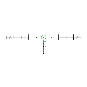 Trijicon TA31H-68-G ACOG 4x32 Scope with Dual Illuminated Green Horseshoe 6.8 Ballistic Reticle and TA51 Mount