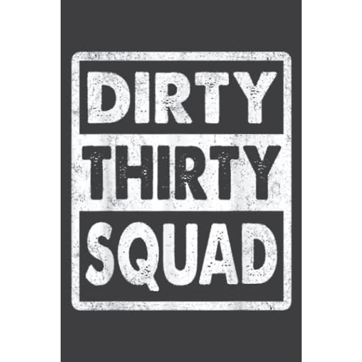 Dirty Thirty Squad Funny 30Th Birthday Gift Funny: FLOWER JOURNAL: 6" x 9", 100 Pages, Planner, Lined College Ruled Paper, Journal, Diary, Matte Finish Cover