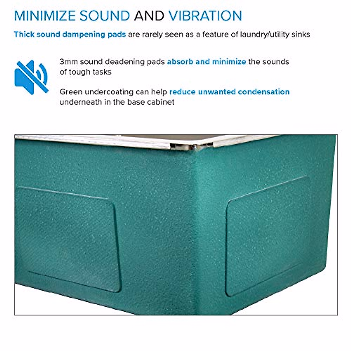 Transolid LSA1-252212-BS 25-in x 22-in Dual-Mount Laundry/Utility Sink Kit in Brushed Stainless