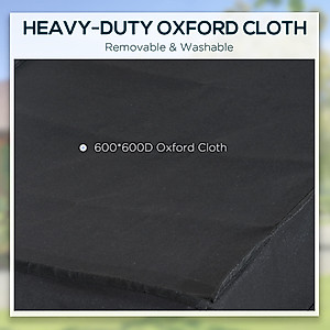 Aosom Bicycle Cargo Trailer, Two-Wheel Bike Luggage Wagon Trailer with Removable Cover, Fits 22"-28" Bicycle Wheels, Red