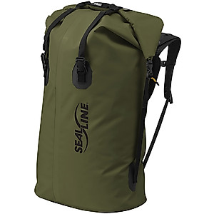 SealLine Boundary Waterproof Dry Pack, Olive, 35-Liter