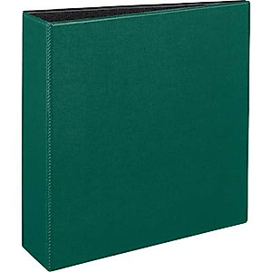 Avery 27653 Durable Binder, 3-Inch Capacity Slant Rings, 8-1/2 x 11, Green, 1/EA