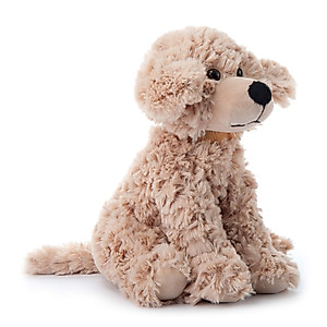 The Petting Zoo Scruffy Dog Stuffed Animal, Gifts for Kids, Caramel Brown Zoologee Dog Plush Toy 10 Inches