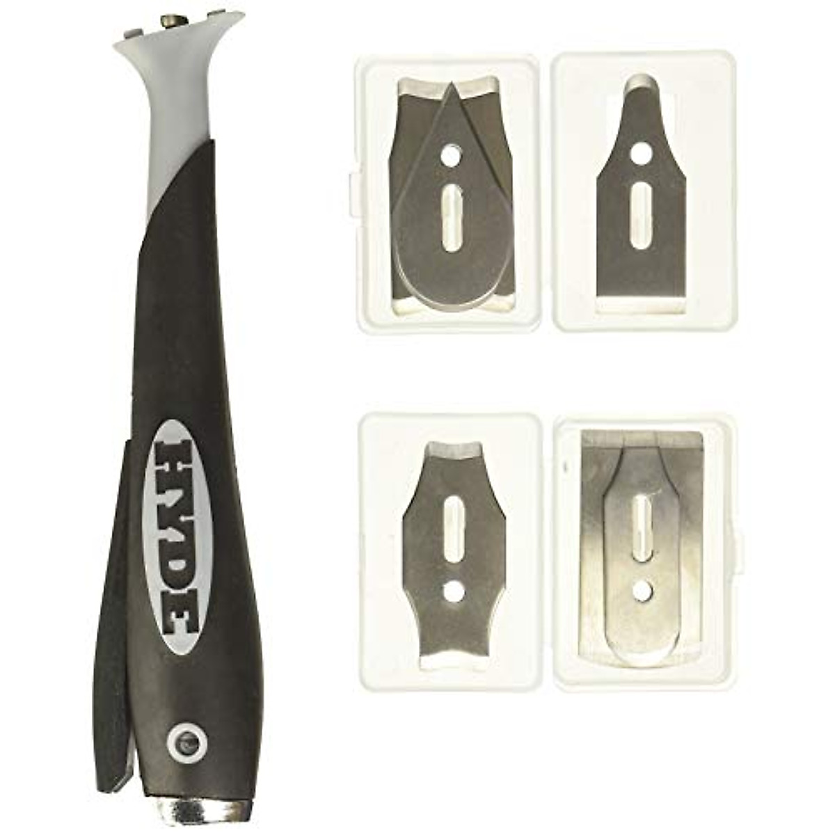 Hyde Contour Scraper with 6 Changeable Blades , multicolor - 10450