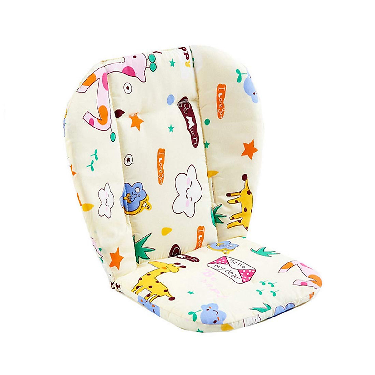 High Chair Cushion, High Chair Pad/seat Cushion/Baby High Chair Cushion,Soft and Comfortable,Light and Breathable,Make The Baby More Comfortable (Pink Deer Pattern)