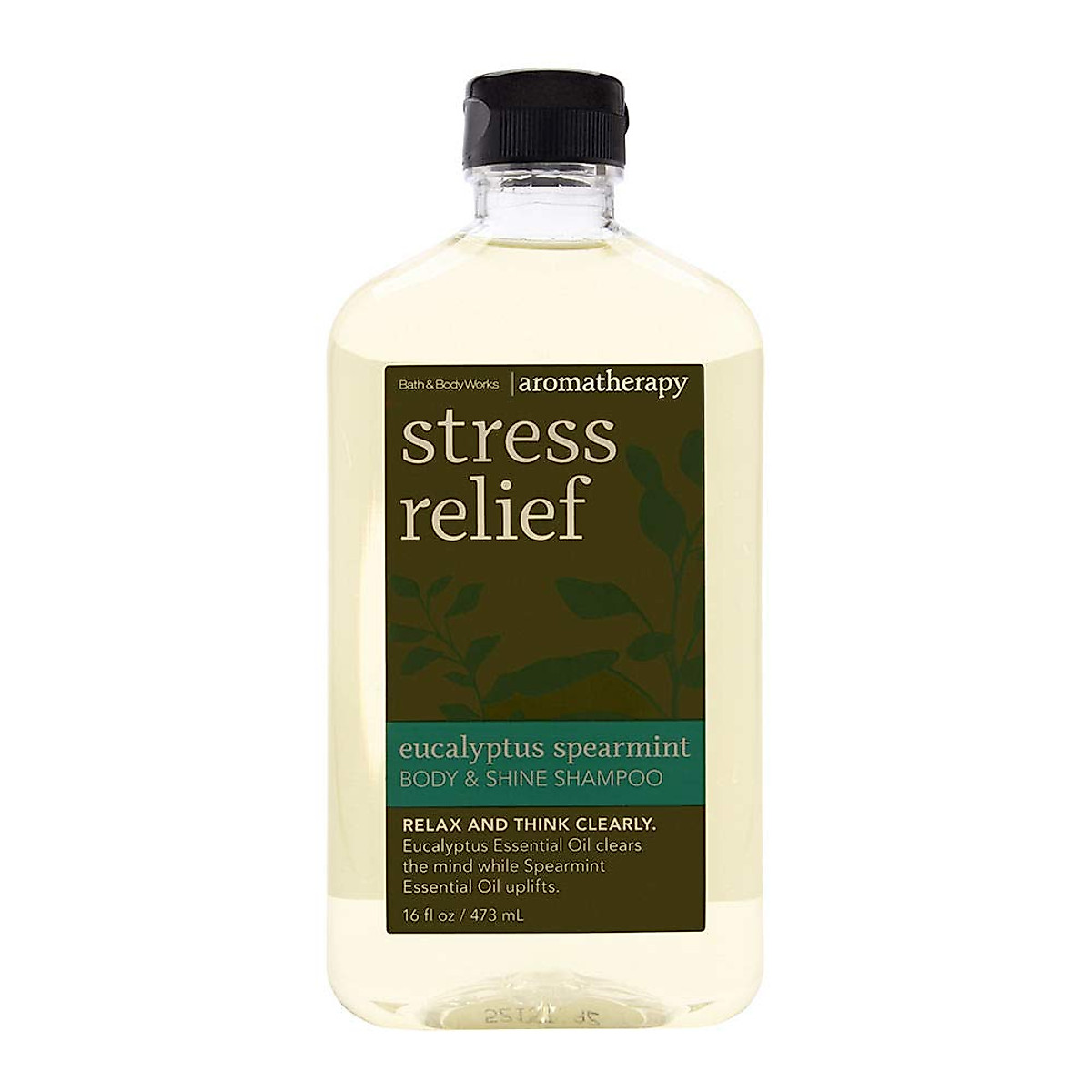 Bath & Body Works Stress Relief Eucalyptus Spearmint Body & Shine Shampoo 16 Fl Oz