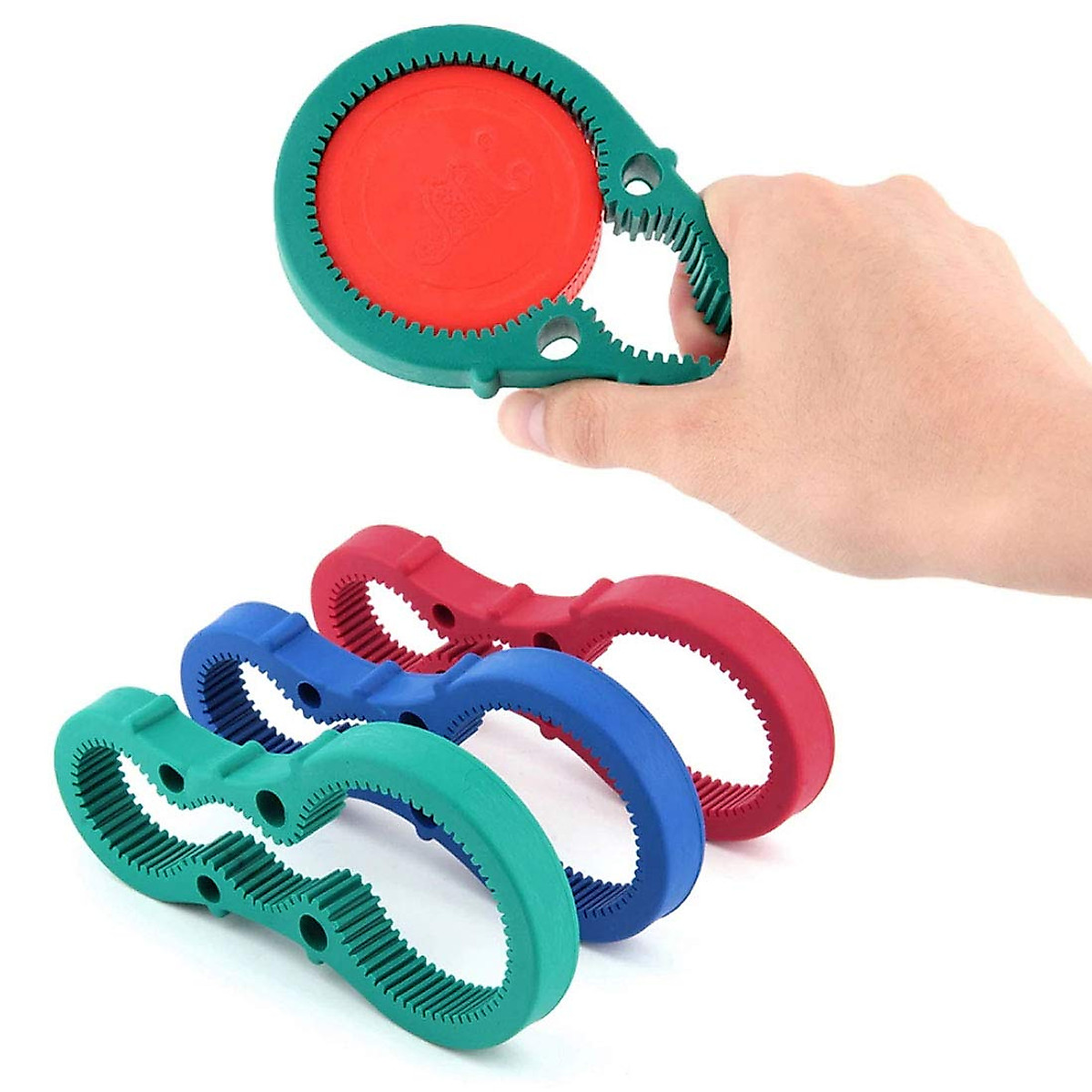 Parts Express 3in1 Container Bottle Jar Lid Can Opener Hand Easy Twist Kitchen Tool Silicon Jar Opener Screw Cap Jar Bottle Wrench Red, Green, Blue Random color (Multicolored)