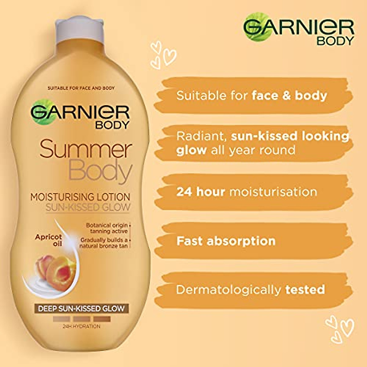 Garnier Summer Body Milk Deep 77022 250ml