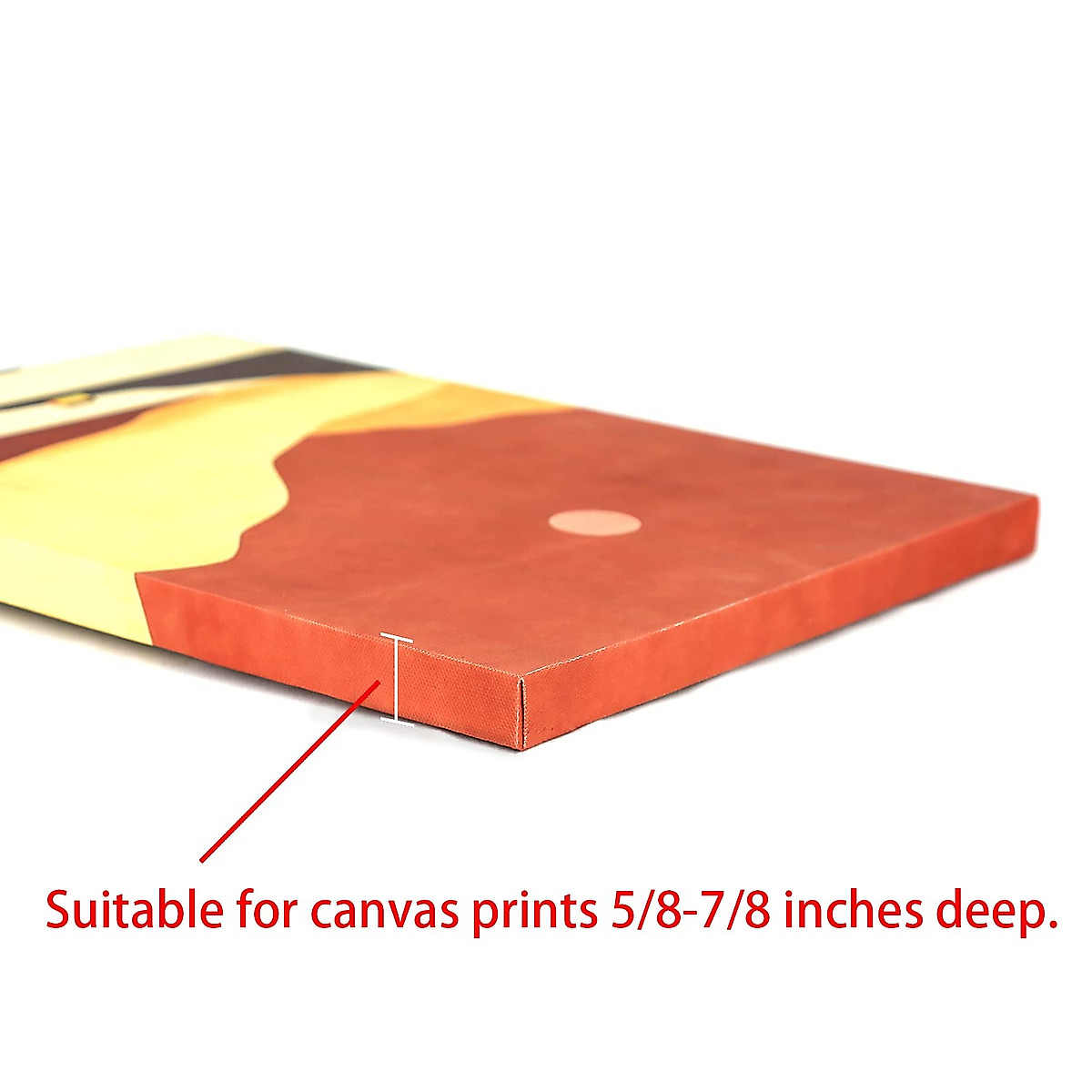 LTYHHK Floating Frame for 20x24 Inch Canvas Prints, 5/8-7/8” Deep Floater Frames for Canvas Paintings, Floating frame for Oil Prints, Diamond Painting,Paint by Numbers (LB2024)