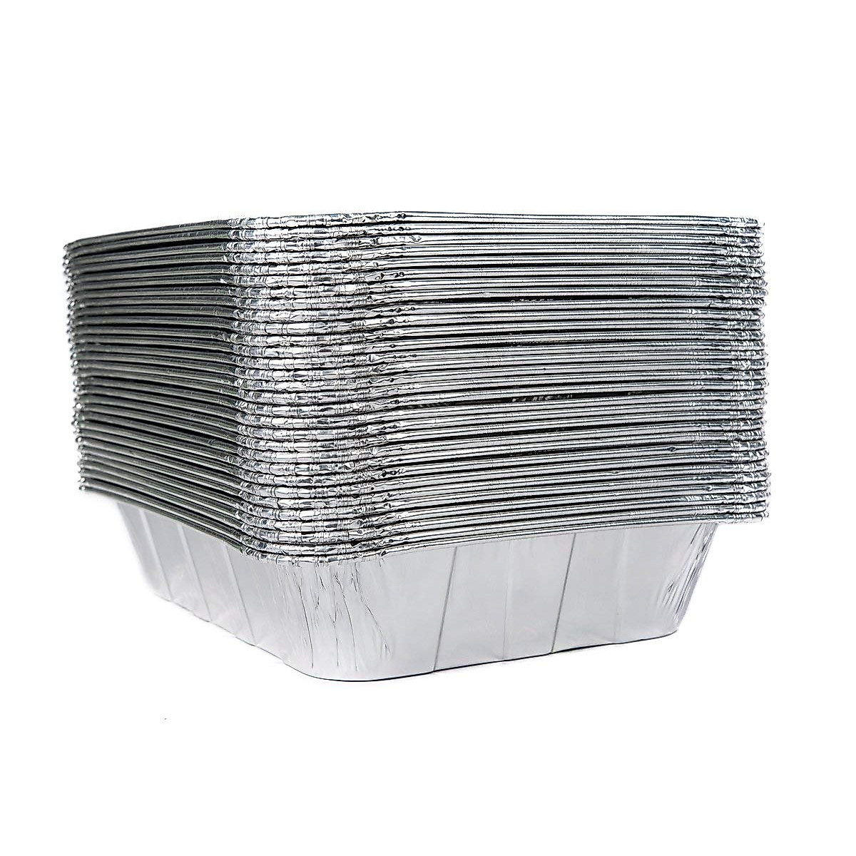 Aluminum Half Size Deep Foil Pan 30 packs Safe for use in freezer, oven, and steam table.pen,12 1/2" x 10 1/4" x 2 1/2" (-40 gauge-!)Made In The USA