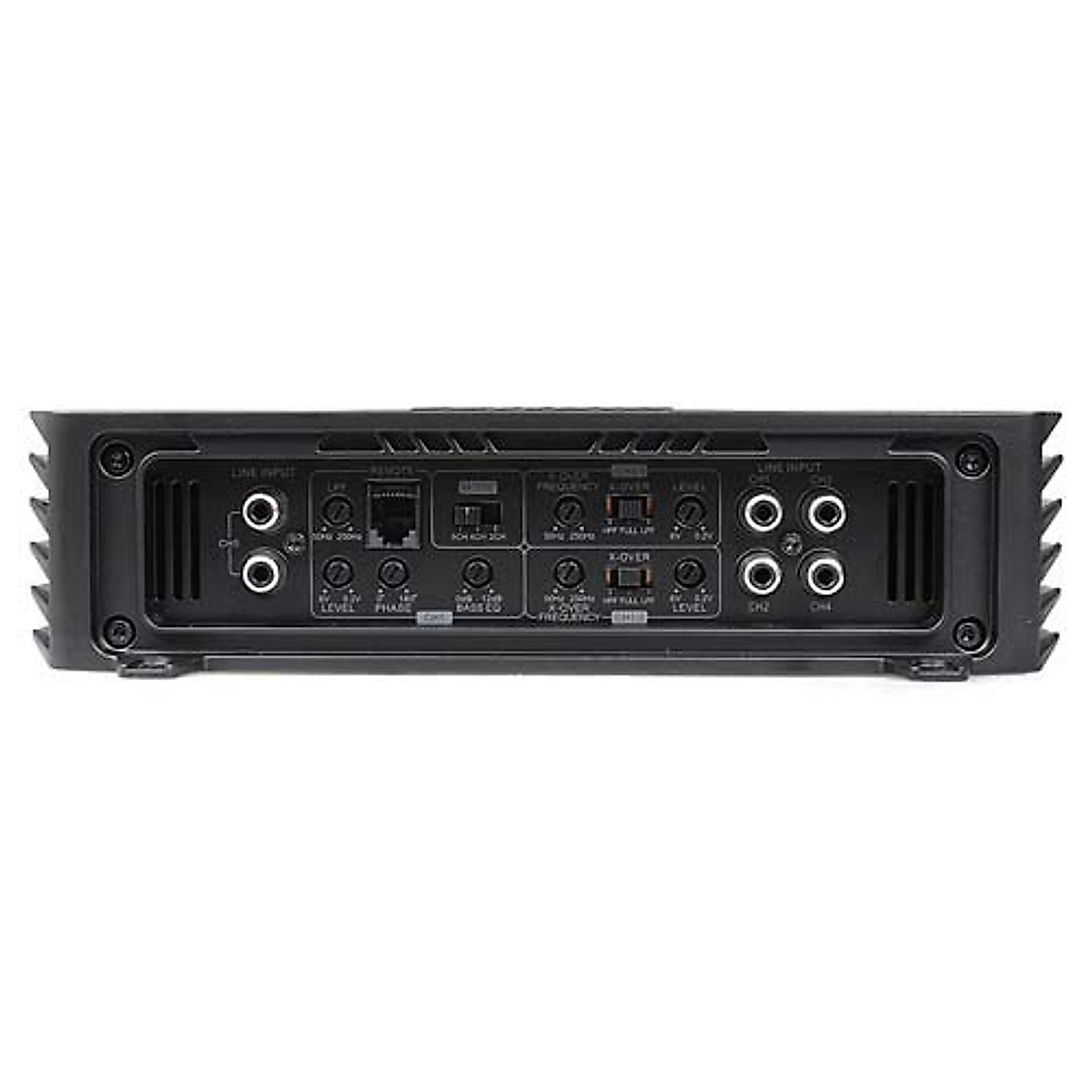 Alphasonik V1200.5 Venum Series 2400 Watts Max 5-Channel Car Amp with Power Plant Chip 4-Way Protection Circuitry Multi-Channel Bridgeable Class A/B Amp with Remote Bass Boost Control Knob Include