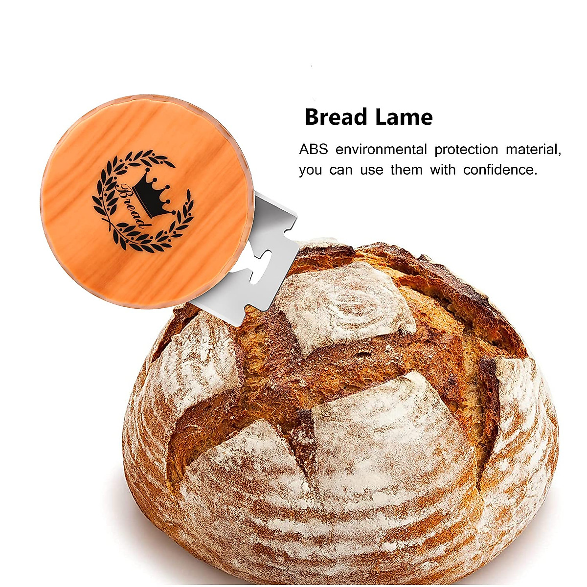 Bread Lame , Dough Scoring Tool Ufo bread lame cutter for scoring Homemade Dough Great Gift for Artisan Bread Makers Includes 5 Replaceable Razor Blades, Must Baking Tool for Bread Baking, DYUS-MBD1