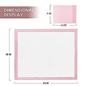 Disposable Changing Pad (50 Pack), Baby Incontinence Changing Pads Diaper UnderPads, Super Soft, Ultra Absorbent & Waterproof, Covers Any Surface for Baby Diaper Changes, Large Size 18 x 24 inch