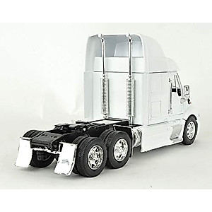 New Ray Toys New 1:32 NEWRAY Truck & Trailer Collection - Peterbilt 387 Trailer SEMI Plain White Diecast Model
