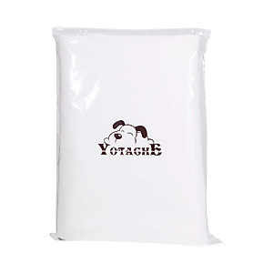 PU Fabric Leather by The Yard, Faux Synthetic Leather Material Sheets for Upholstery Crafts, DIY Sewings, Sofa, Handbag, Hair Bows Decorations (White, 1 Yard (54" x 36"))