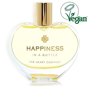 THE HEART COMPANY | Happiness in a bottle | Citrus Perfume for women | Vegan Women's Eau de Parfum | Clean Bergamot Fragrance with Essential Oils 75ml - 2.5 fl oz.