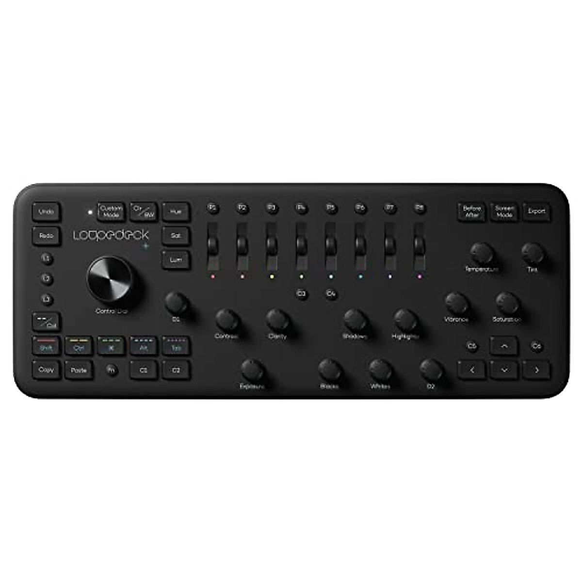 Loupedeck+ The Photo and Video Editing Console for Lightroom Classic, Premiere Pro, Final Cut Pro, Photoshop with Camera Raw, After Effects, Audition and Aurora HDR