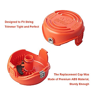 Eyoloty 90583594 Replacement Spool Cover for Black & Decker SF-080 GH3000, GH3000R, LST540, LST540B Auto-Feed Single Line(3 Pack)