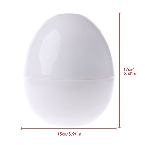 Microwave Egg Steamer Boiler Cooker Special Egg Shape Easy Quick Cooking Tools Egg Cooker Egg Boiler Egg Steamer