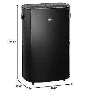 LG UD501KOJ5 PuriCare 2019 50-Pint Pump and Wi-Fi in Black Energy Star Dehumidifier
