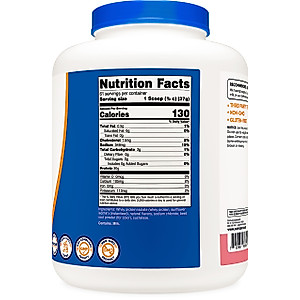 Nutricost Whey Protein Isolate (Strawberry Milkshake) 5LBS