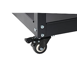 TANKSTORM Service Tool Cart 3-Tire Rolling, Industrial Commercial Service Cart-180 Lbs Capacity, No Drawer Included(TQ112)