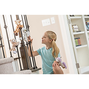 Wild Republic Huggers Space Shuttle Plush Toy, Slap Bracelet, Kids Toys, Rocket Ship, 8" , White